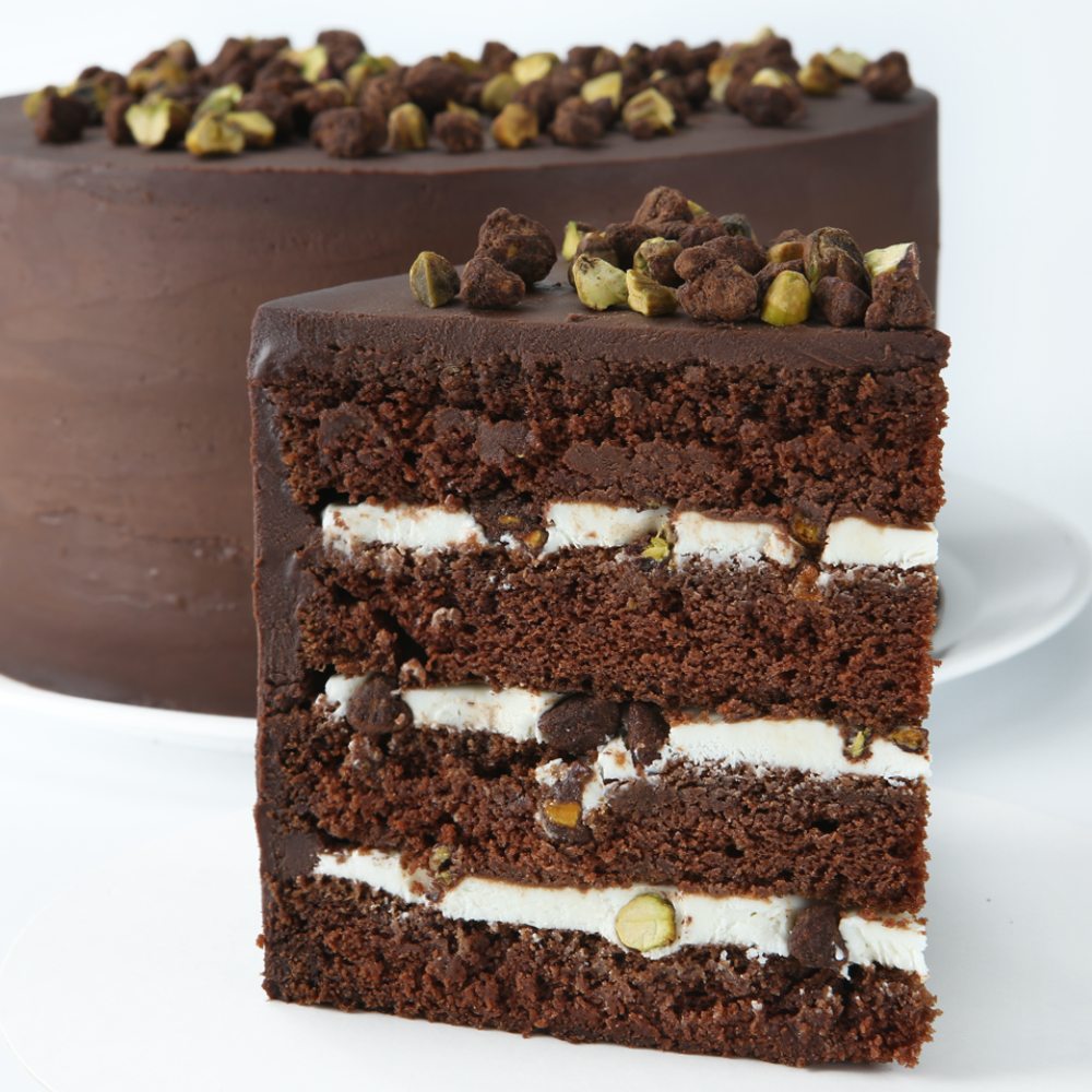 Pastel Pistache Chocolate – Pastelería Pastelone